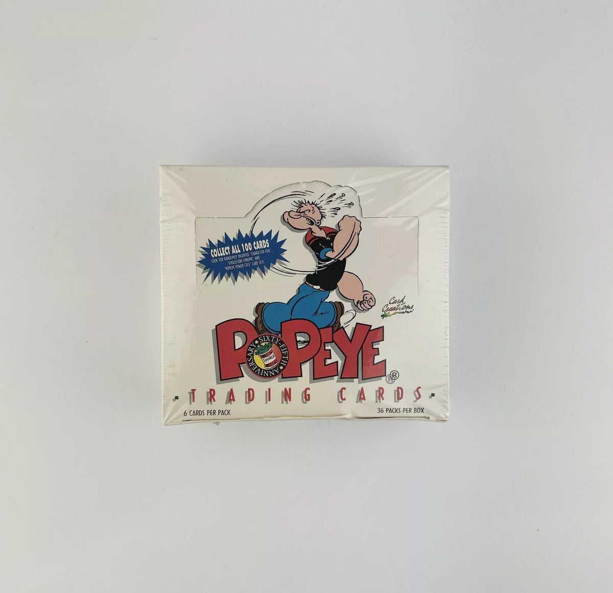 1994 Popeye Trading Card Booster Pack Box Sixty-Fifth Anniversary Box – Northwest Sportscards
