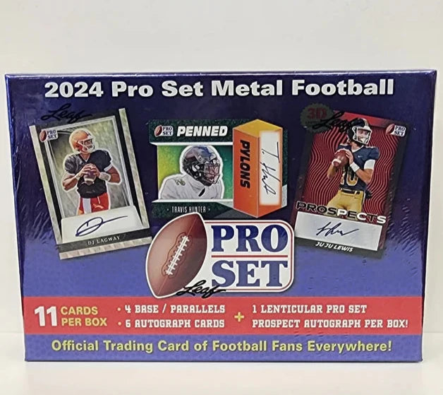 2024 Leaf Pro Set Metal Football Hobby Box – Northwest Sportscards