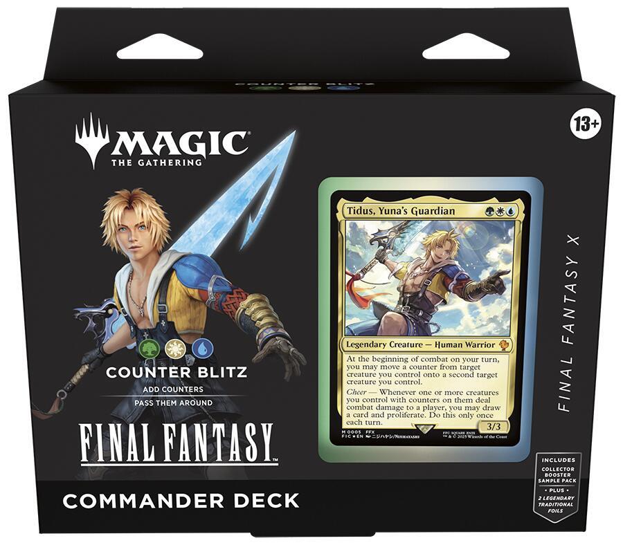MTG: Universes Beyond: Final Fantasy Commander Deck: Counter Blitz ...