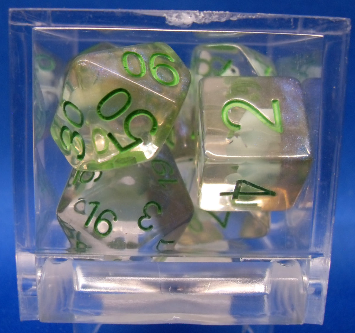Dinosaur Green Dice Set of 7 FILL-GRDINO-GR-6 – Northwest Sportscards