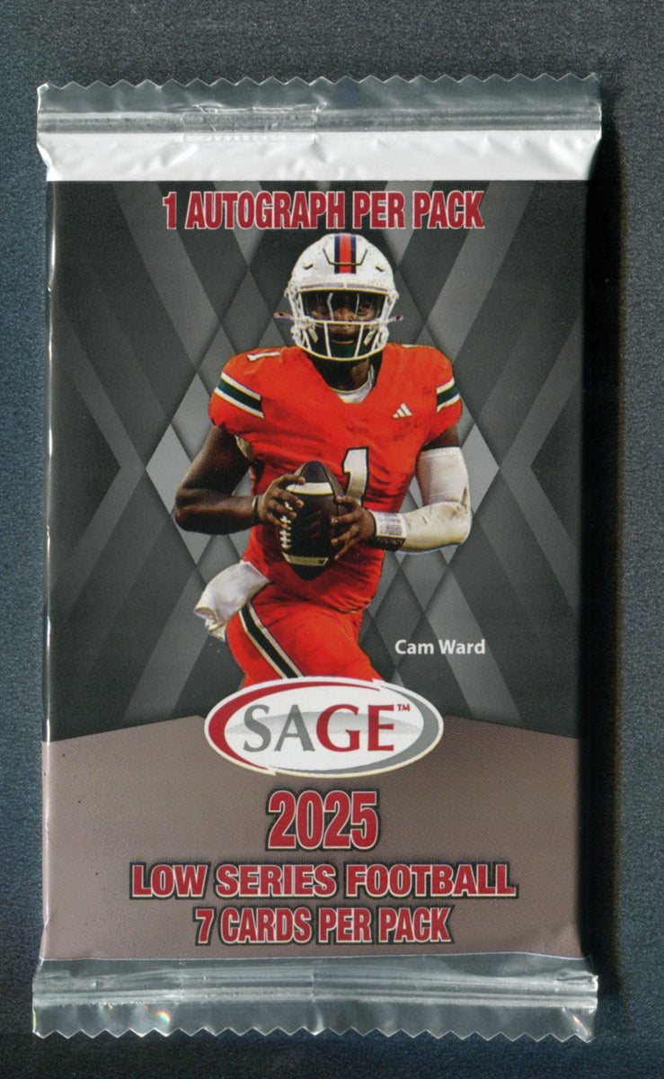 2025 Sage Football Low Series Hobby Pack – Northwest Sportscards