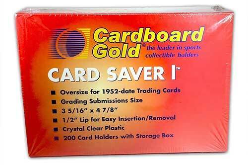 Card Saver 1 CBG Cardboard Gold Box 200 – Northwest Sportscards