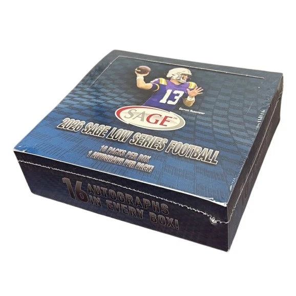 2026 Sage Football Low Series Hobby Box w/ 16 Autographs per Box ...
