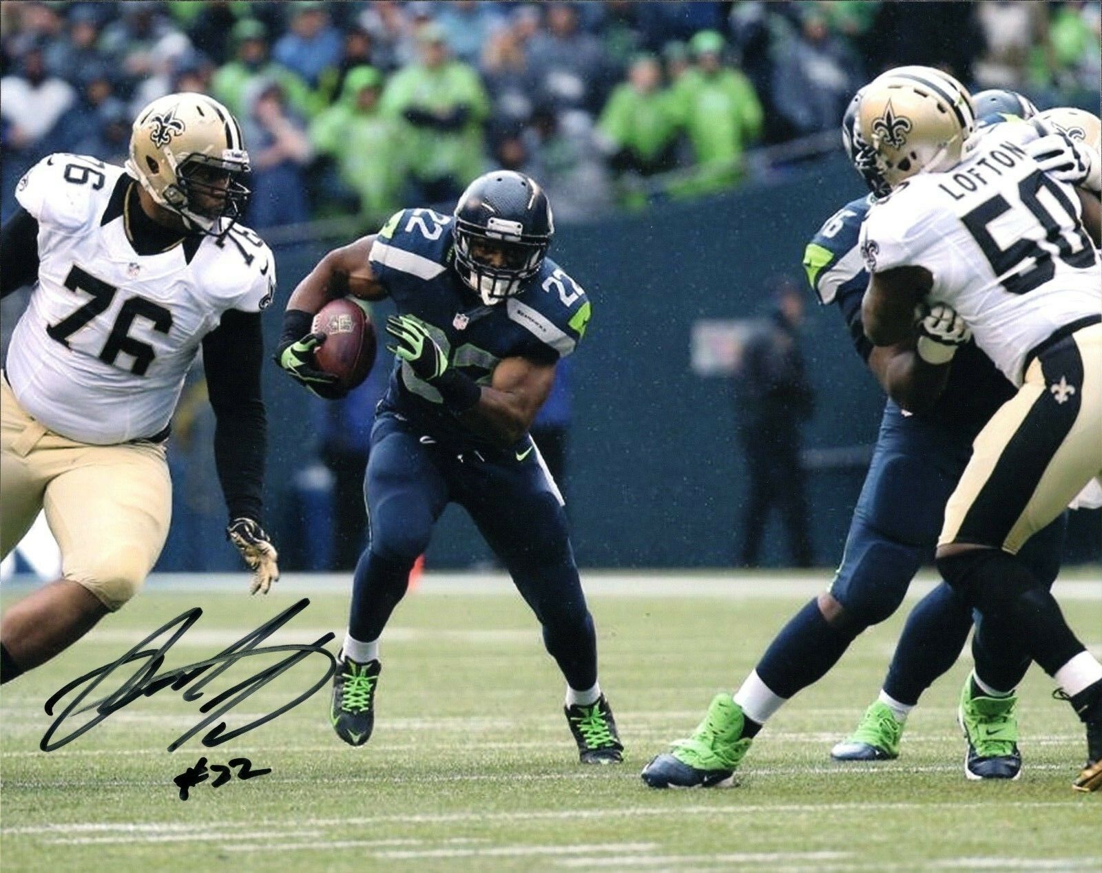 Robert Turbin Seattle Seahawks Signed 8x10 Photo #3 – Northwest Sportscards