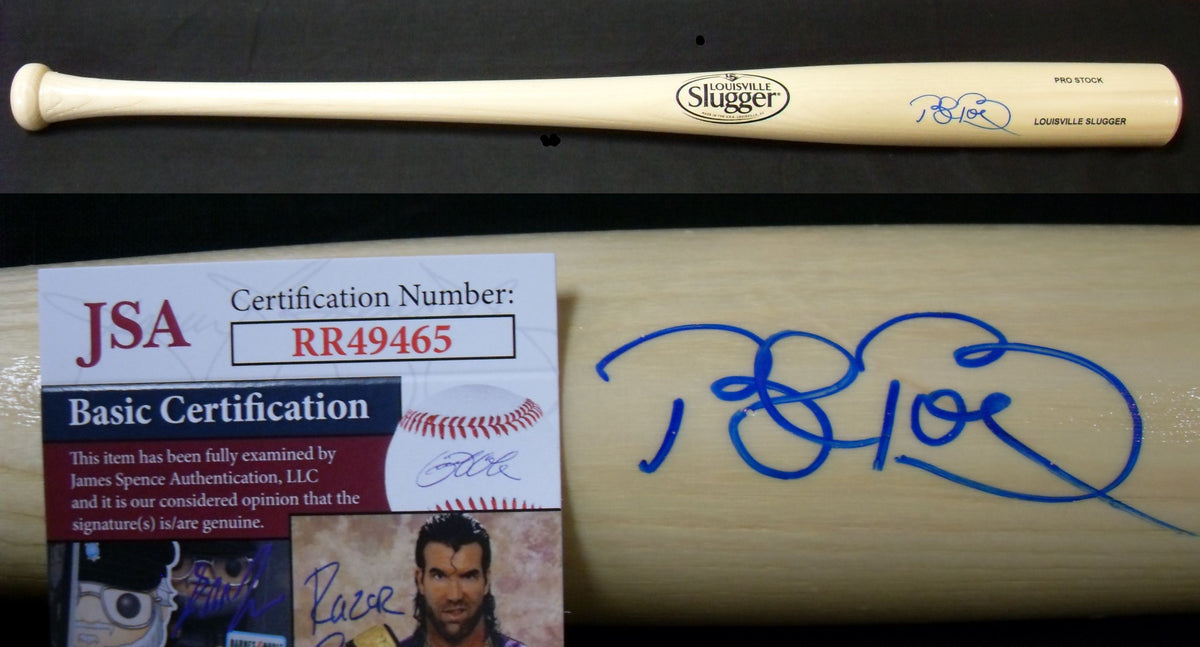 Bret Boone Autographed Louisville Slugger Pro Model Full Size Bat JSA ...