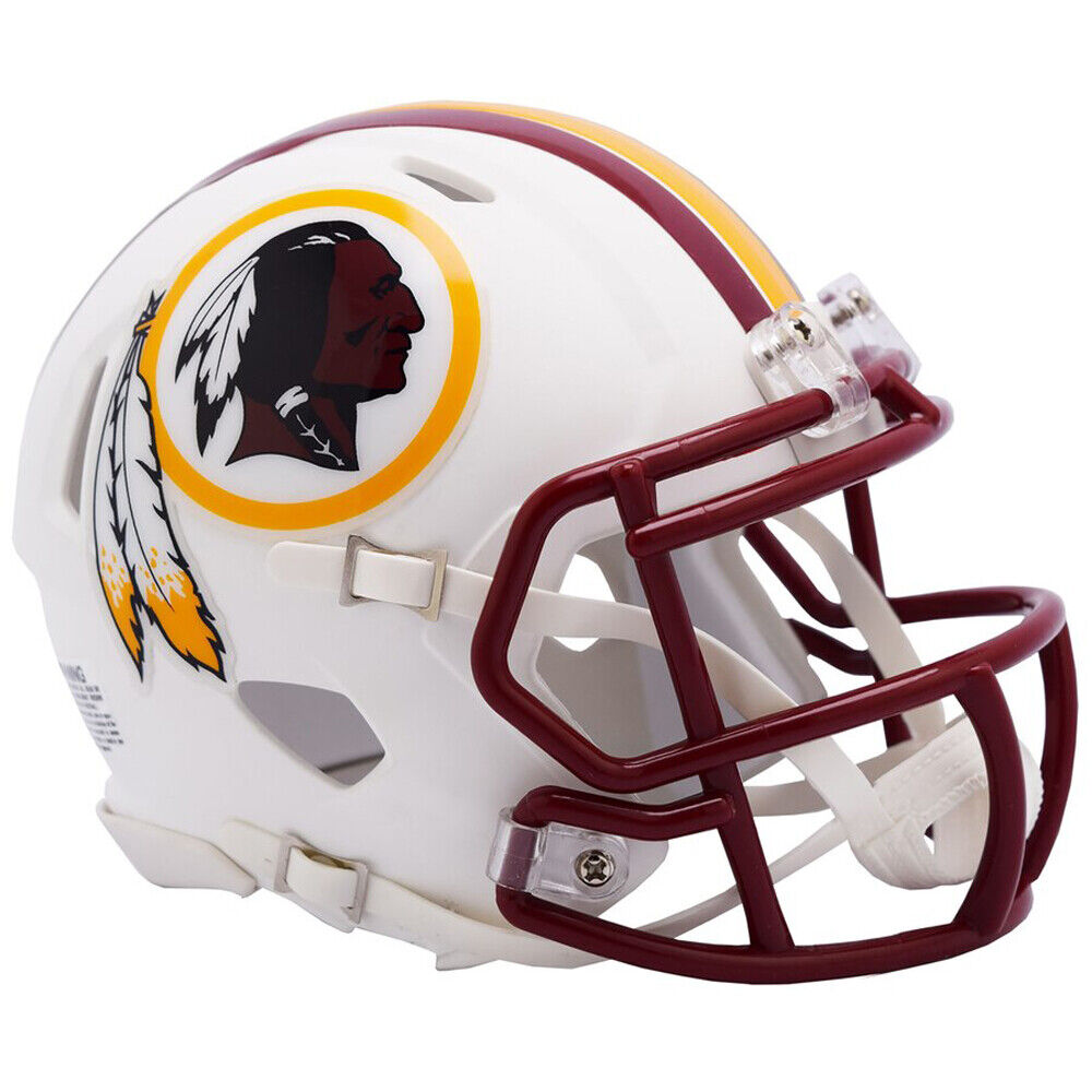 Washington Redskins Riddell Flat White Mini Helmet Unsigned – Northwest ...